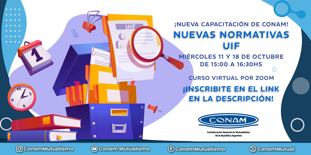 ANOTATE A LA NUEVA CAPACITACIÓN DE CONAM SOBRE LAS NUEVAS NORMATIVAS ...